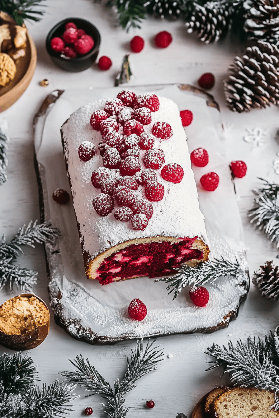 Christmas Raspberry Cake Roll – Dishes Recipe