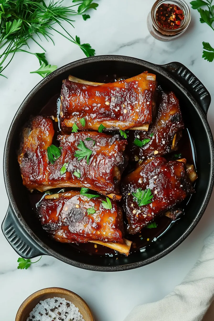 Sticky Honey Garlic Ribs – Dishes Recipe