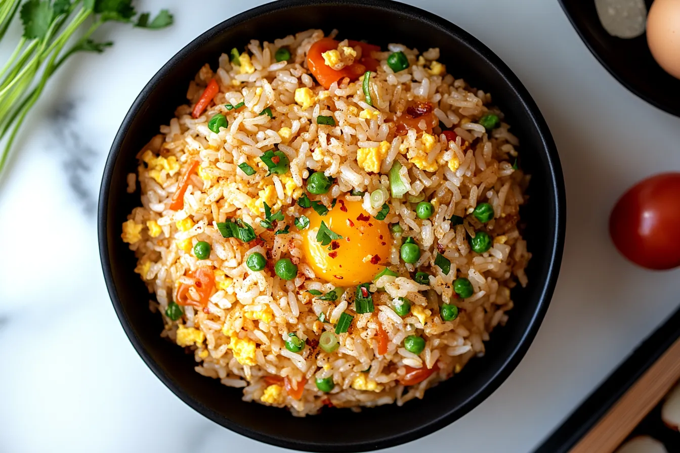 Spicy Egg Fried Rice – Dishes Recipe