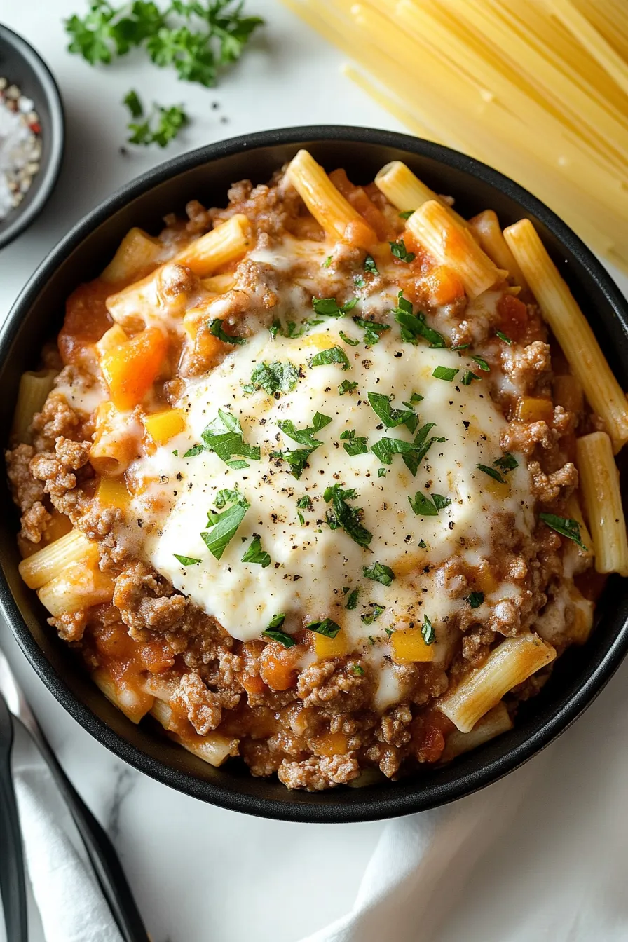 Creamy Rotel Pasta with Ground Beef – Dishes Recipe