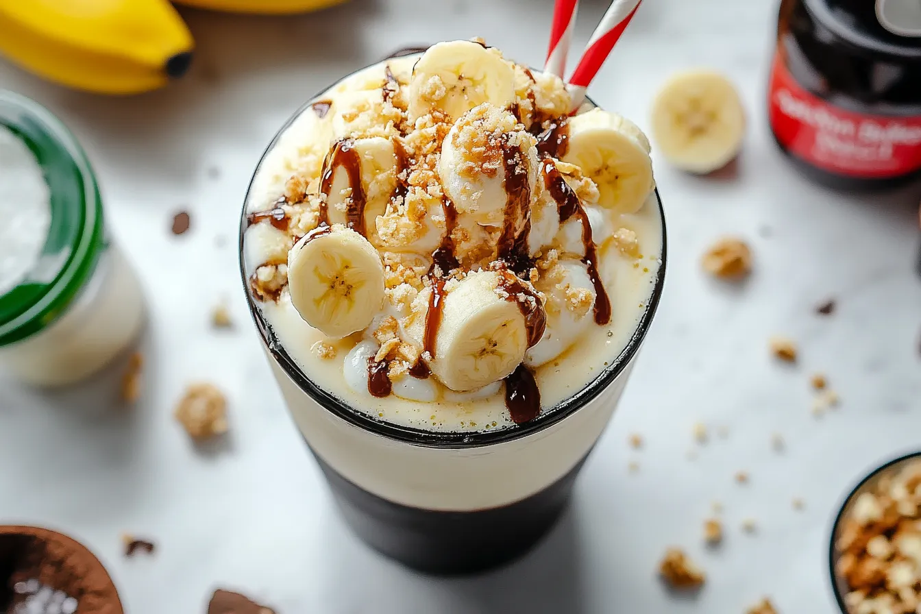 Banana Split Milkshakes – Dishes Recipe