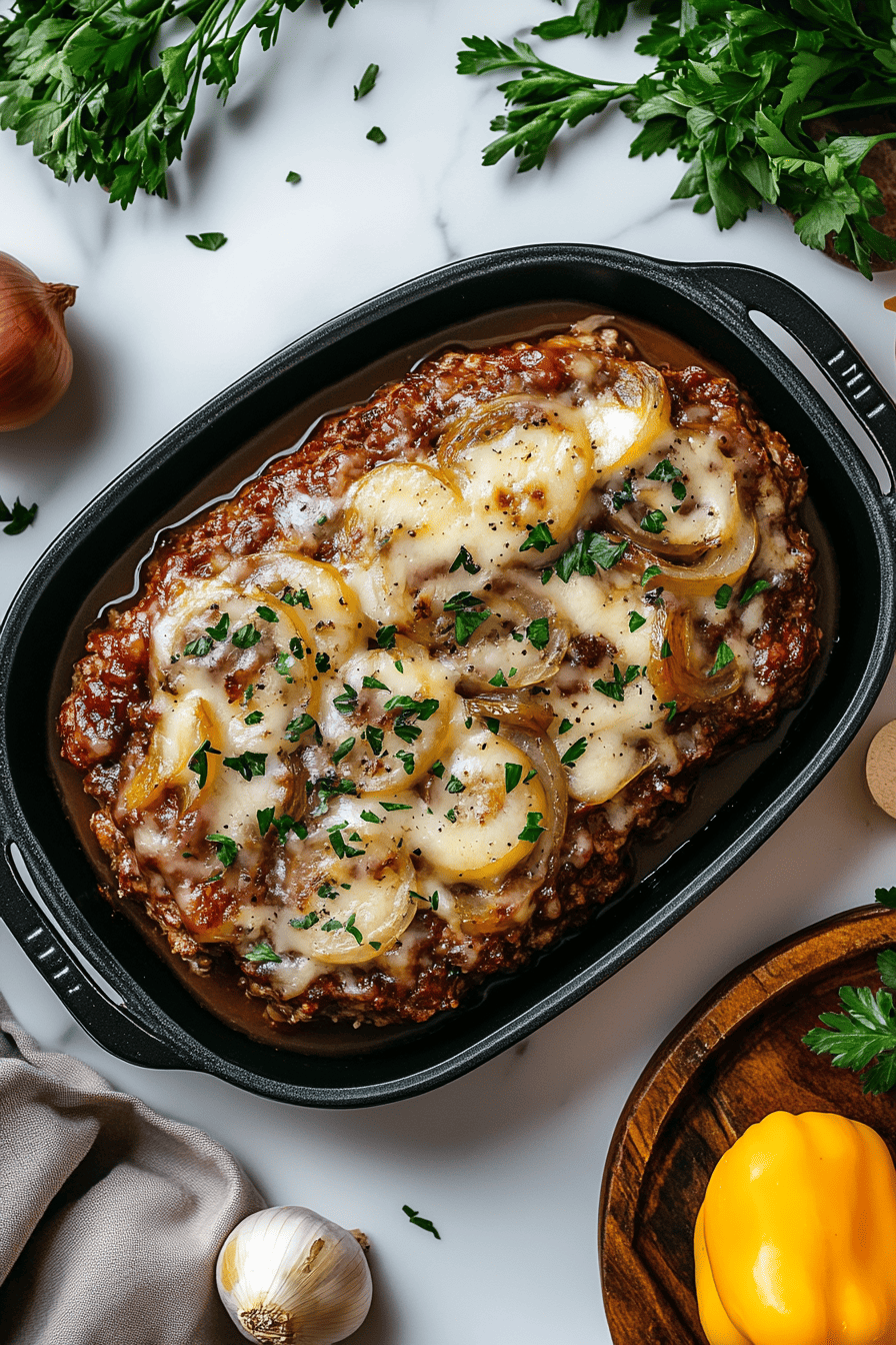 French Onion Meatloaf – Dishes Recipe