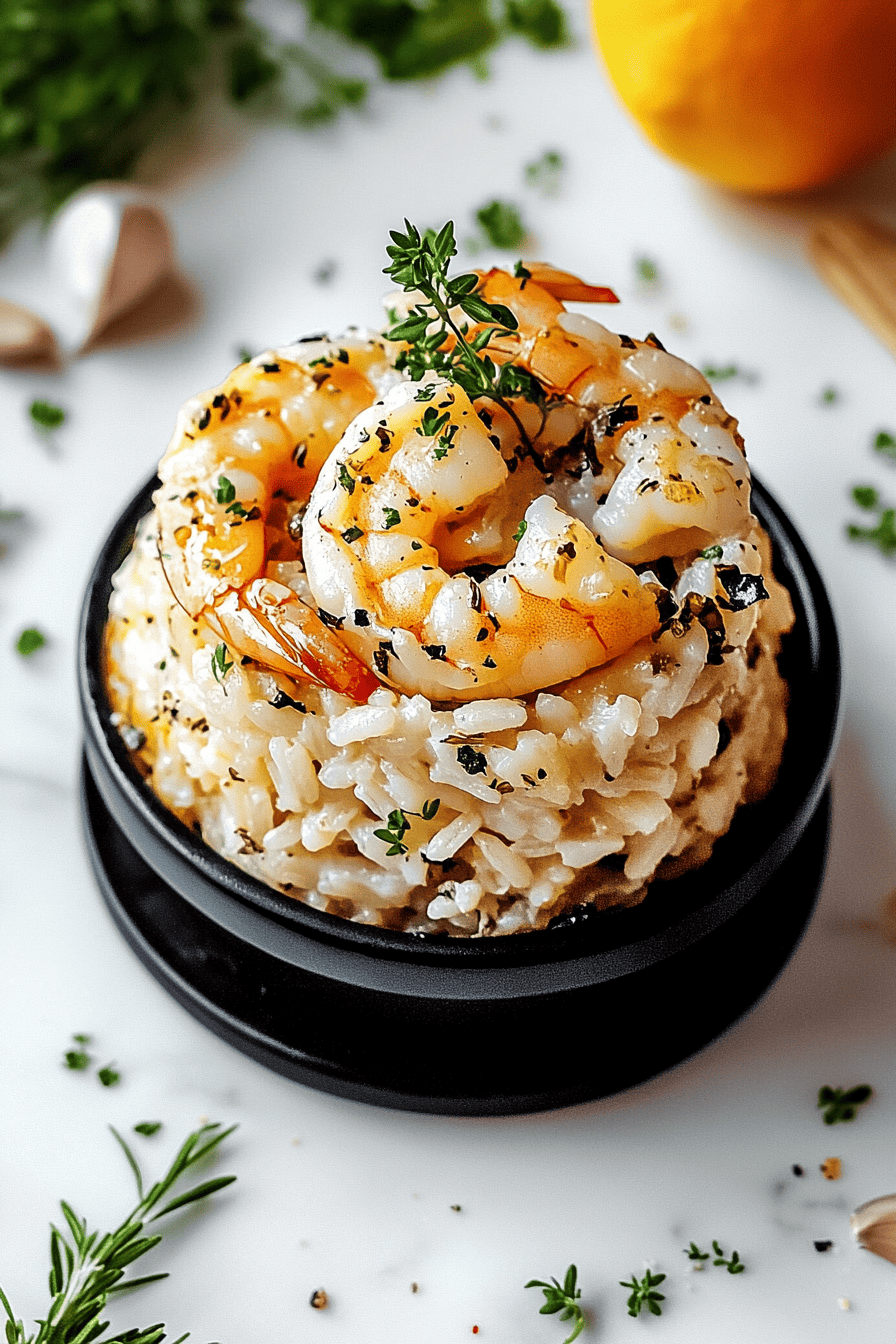 Garlic Butter Shrimp and Rice Stack – Dishes Recipe