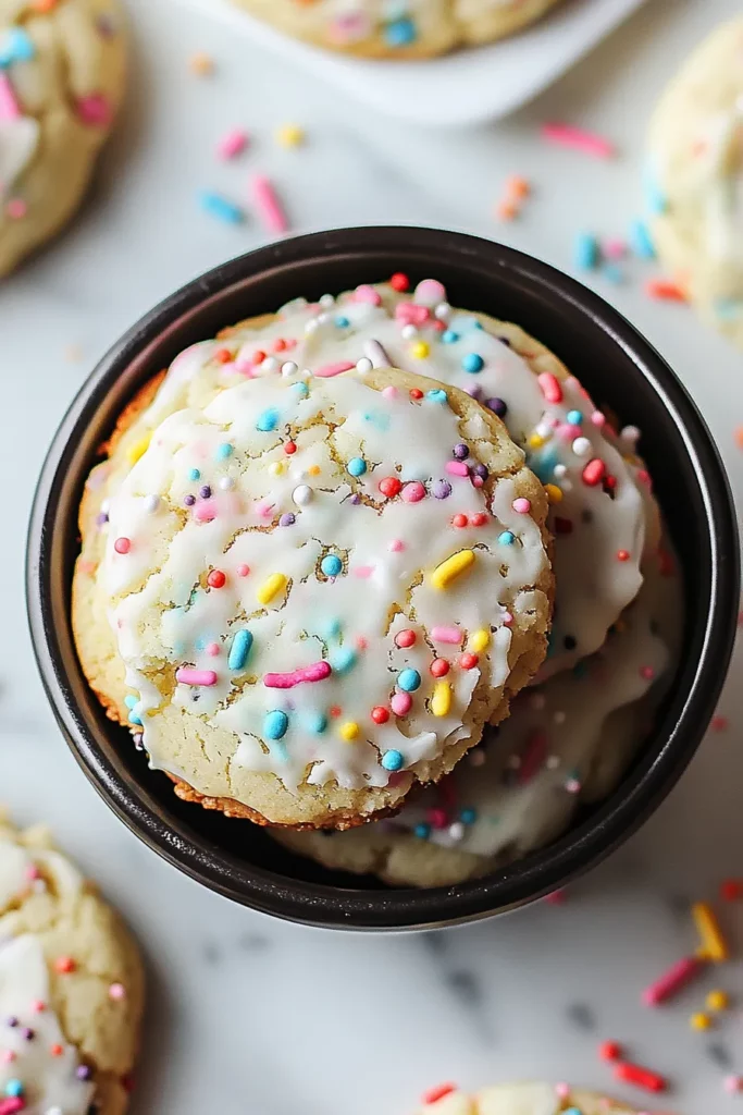 Frosted Funfetti Cookies – Dishes Recipe