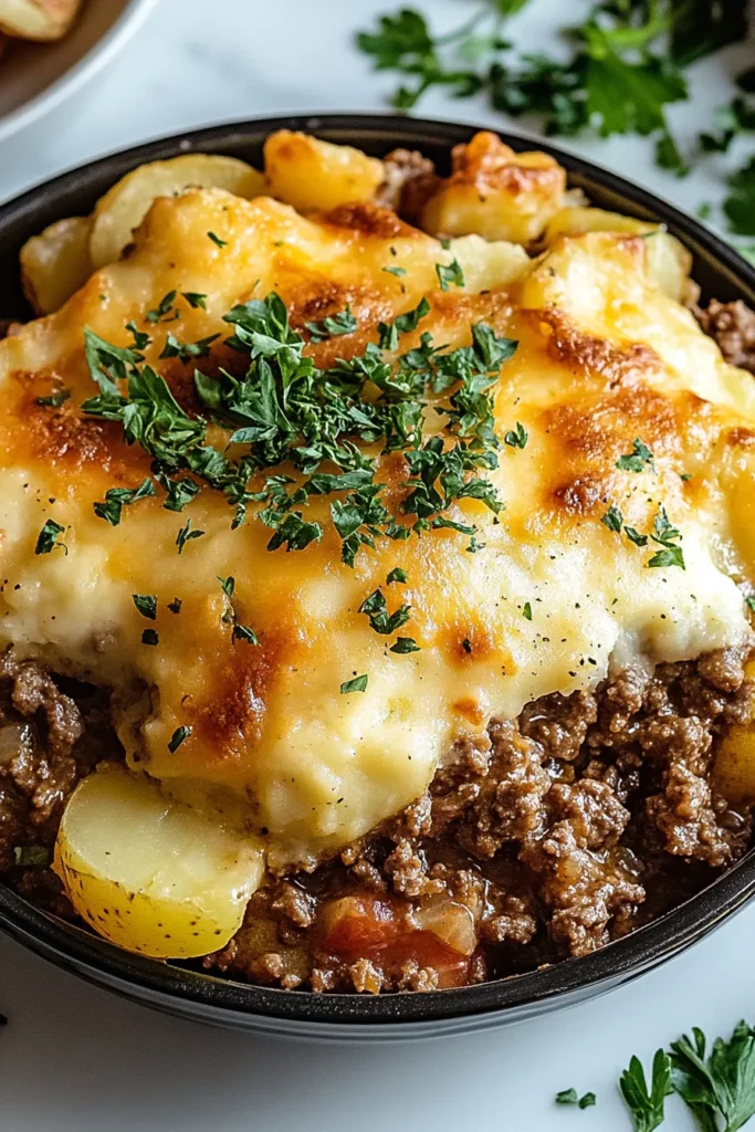 Hobo Casserole Rustic Ground Beef and Potato Bake – Dishes Recipe