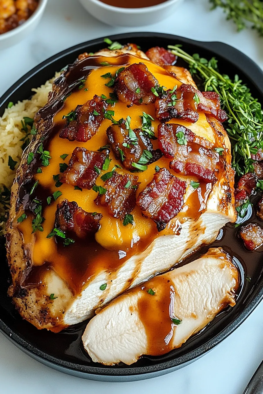 Cowboy BBQ Bacon Cheddar Chicken – Dishes Recipe