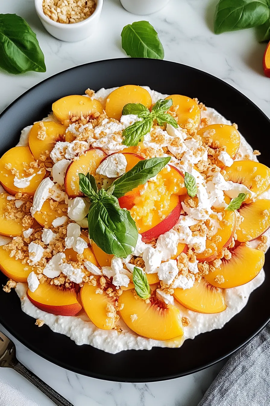 Millionaire Peach Salad – Dishes Recipe