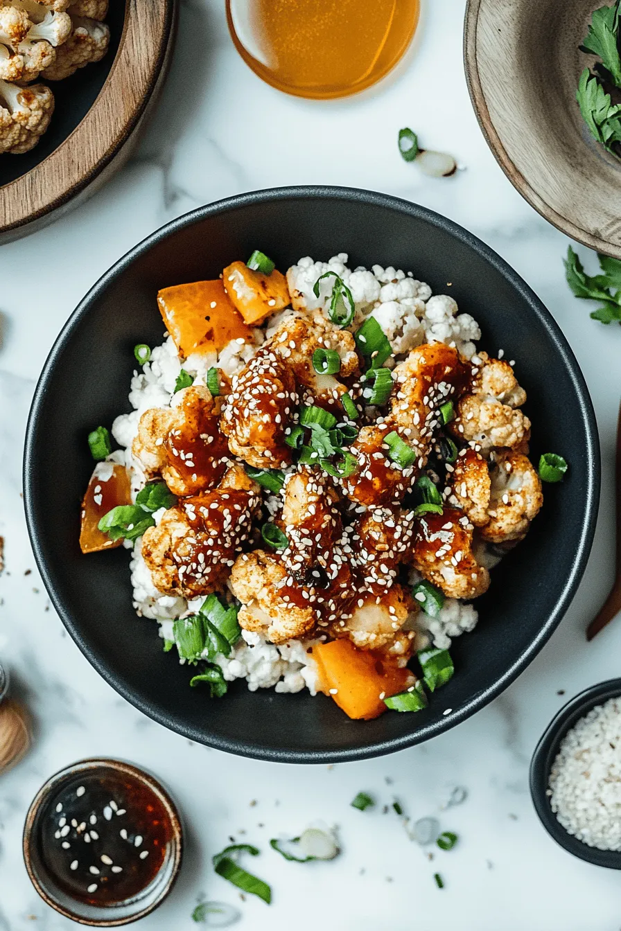 Sticky Sesame Cauliflower Wings – Dishes Recipe