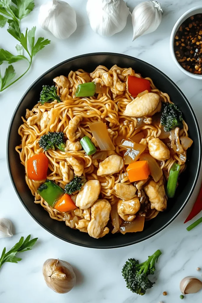 Chicken Chow Mein with the Best Chow Mein Sauce – Dishes Recipe
