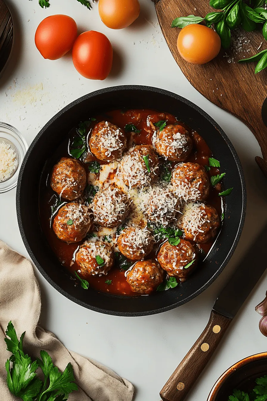 Chicken Parmesan Meatballs – Dishes Recipe