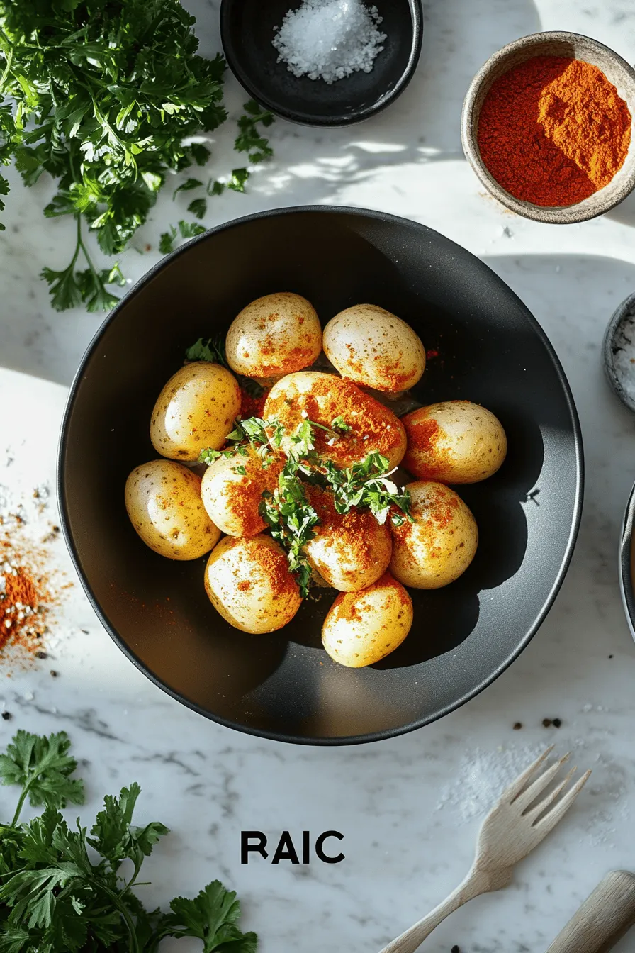 Harissa Potatoes – Dishes Recipe