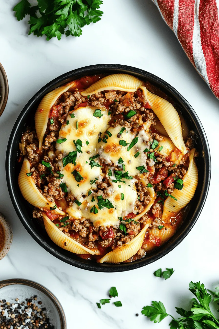 Stuffed Shells with Ground Beef – Dishes Recipe