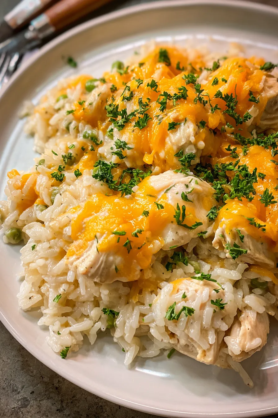 Slow Cooker Cheesy Chicken and Rice – Dishes Recipe