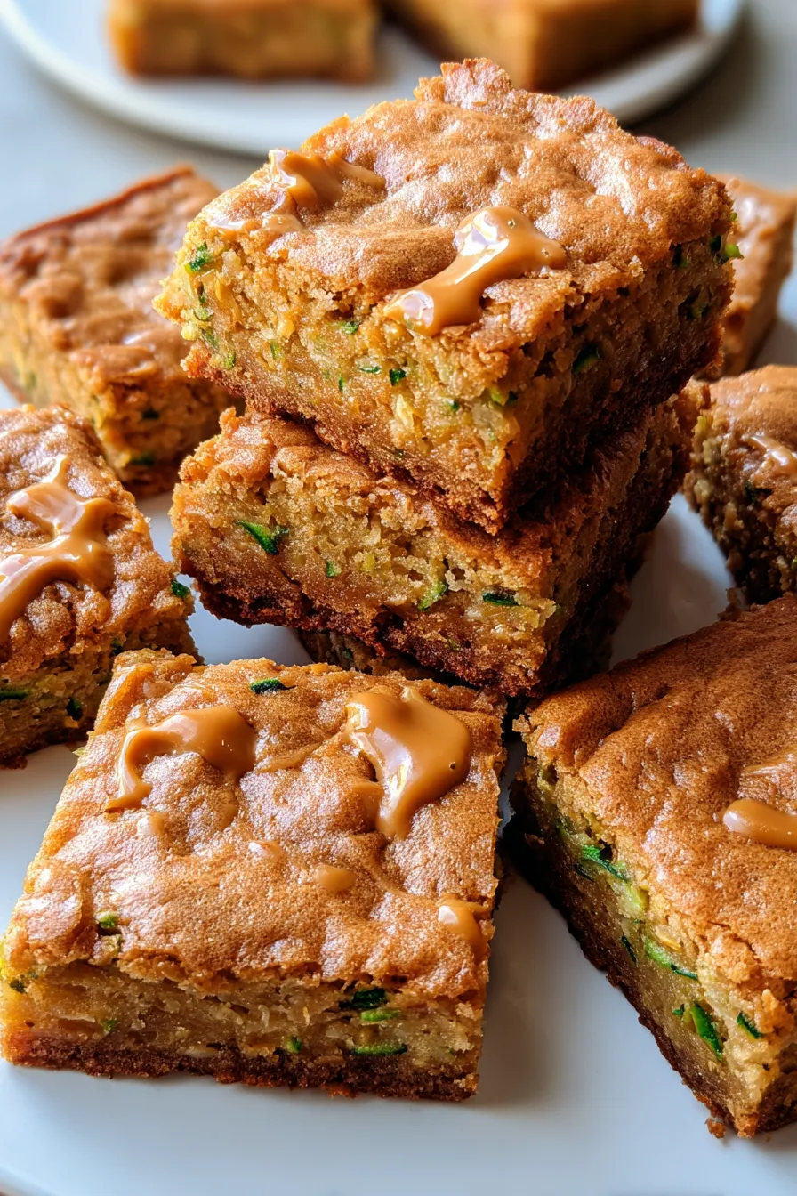 Chewy Butterscotch Zucchini Blondies – Dishes Recipe