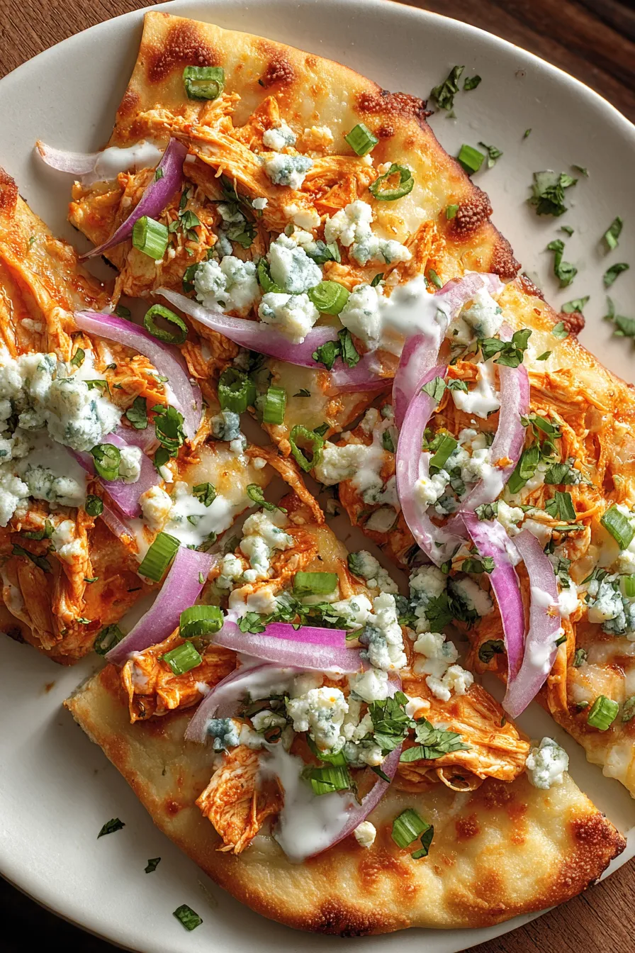 Buffalo Chicken Flatbread – Dishes Recipe