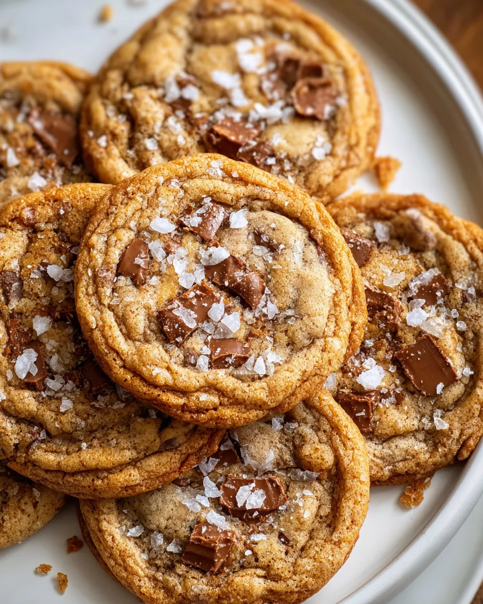 Decadent Chewy Toffee Cookies with Sea Salt – Dishes Recipe