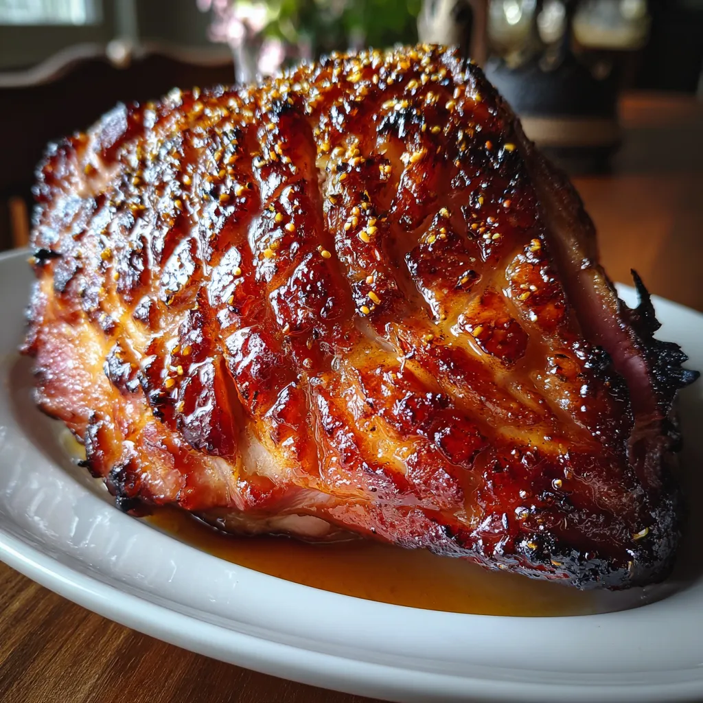 Maple Bourbon Glazed Ham – Dishes Recipe