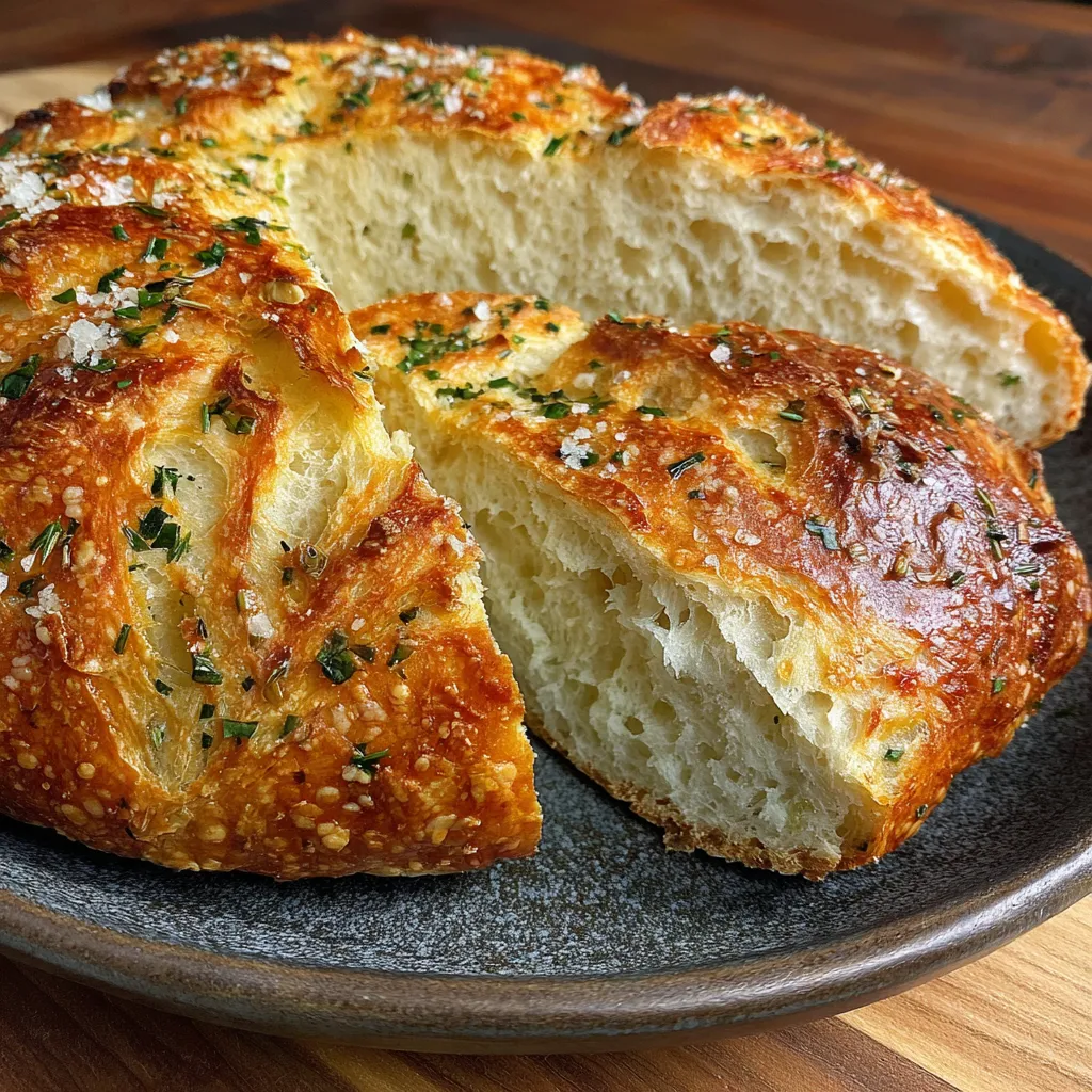 Garlic Herb Dutch Oven Bread – Dishes Recipe
